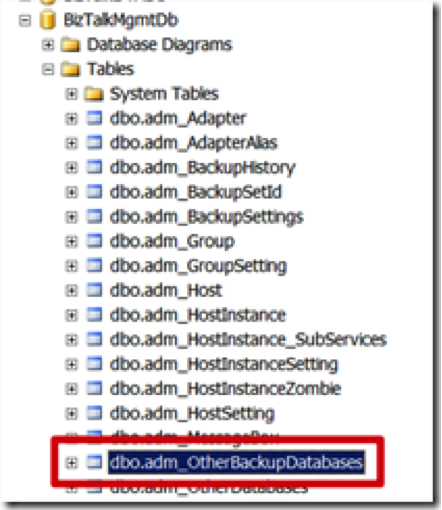 Middleway Integration Of Esbexceptiondb Database Into The Biztalk