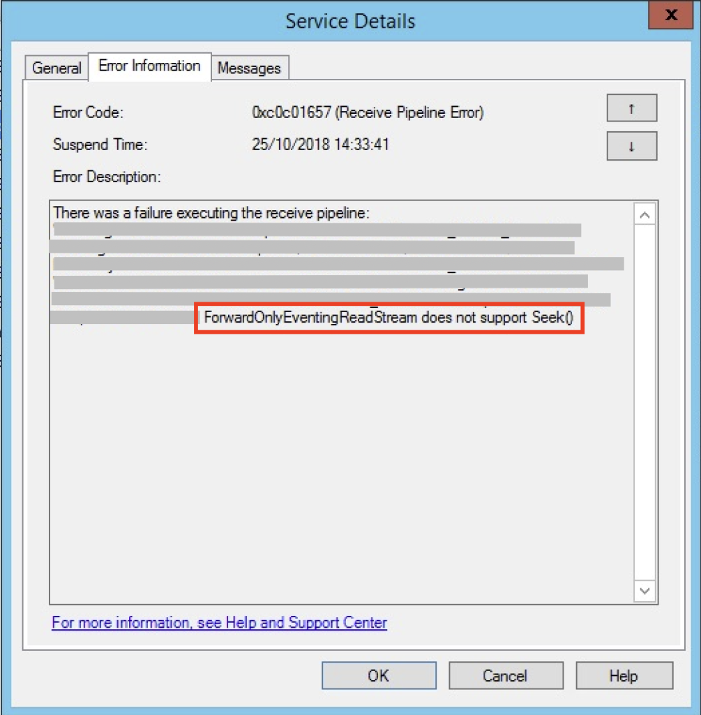 MiddleWay - How to deal with non seekable stream