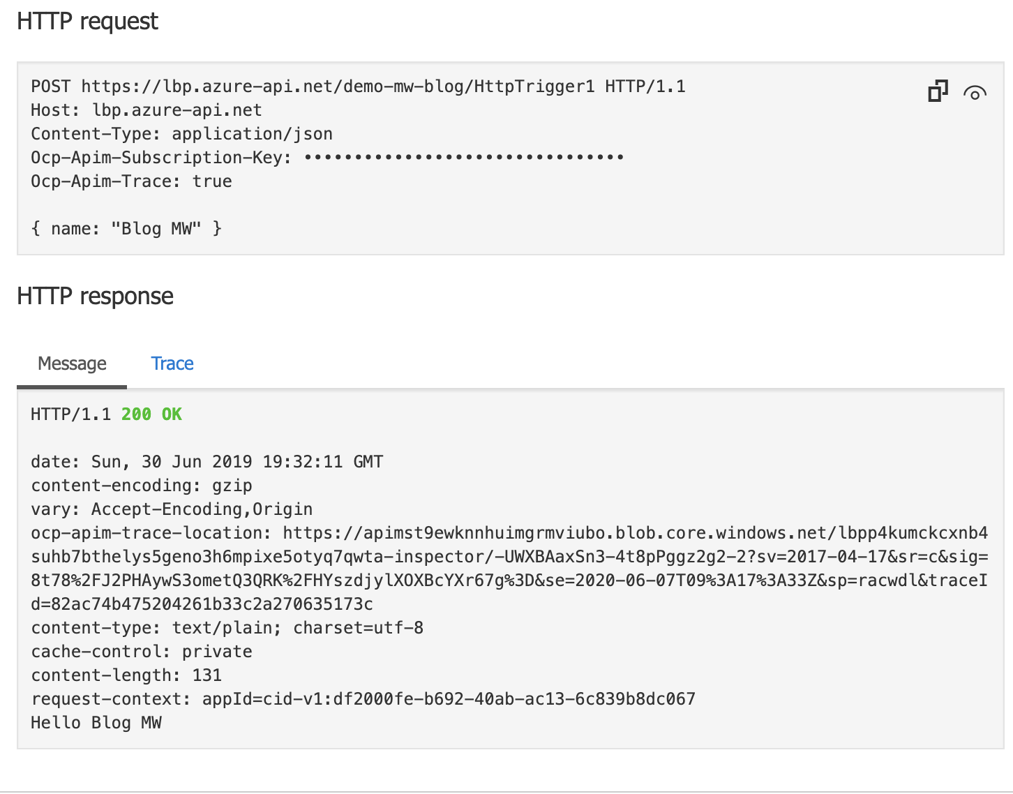 MiddleWay - Exposer une Function App avec Azure API Management