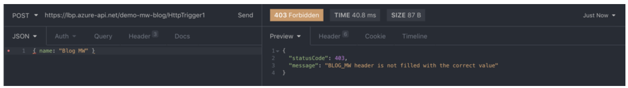 MiddleWay - Expose a function app with Azure API Management