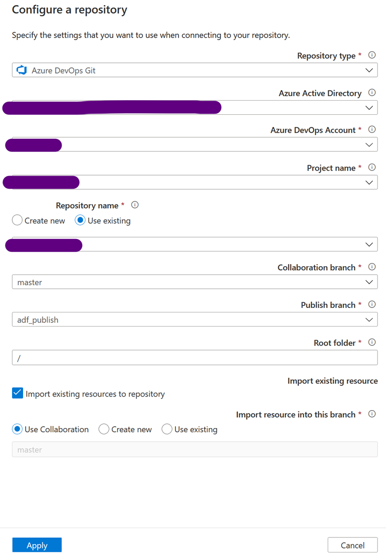 MiddleWay - Automate deployment for Azure Data Factory with Azure DevOps