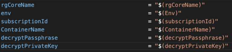 MiddleWay - Using a Terraform Variables File with Azure DevOps