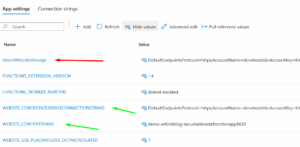 MiddleWay - Securing connection between Storage Accounts and Function Apps